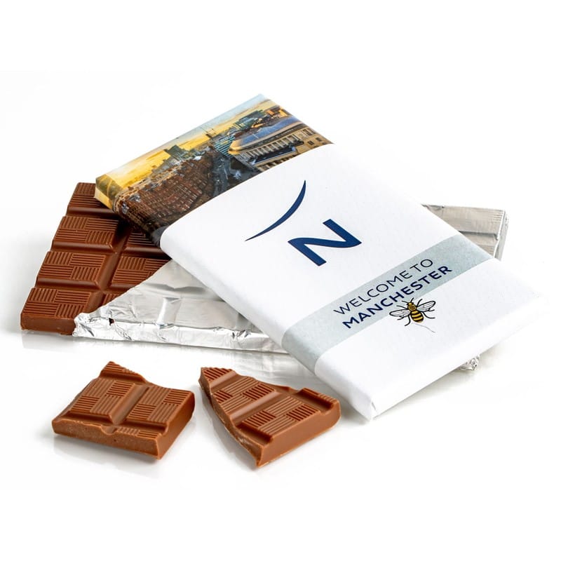 Full Wrap 90g Chocolate Bar Xmas - The Chocolate People